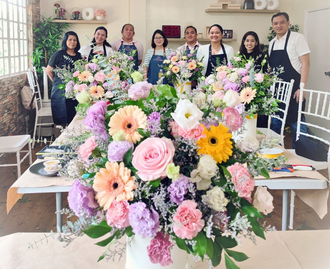 Floral Arrangement Workshop | Flower Bouquet Classes – Bloomingailsph