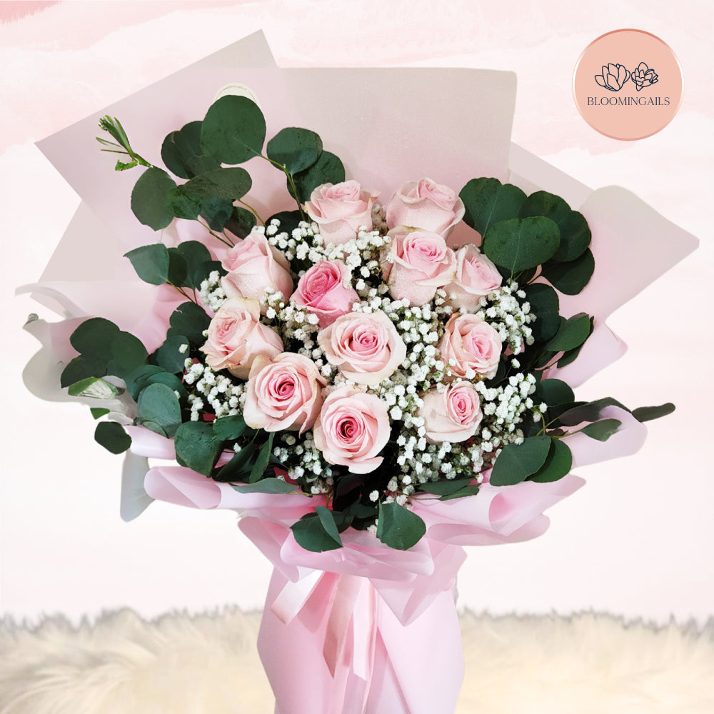Dreamy Dozen Rose Bouquet | Flower Delivery | BloomingailsPH ...